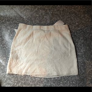 Zara | Skirts | Nwt Zara Embroidered Skirt With Ruffle Detail L | Poshmark